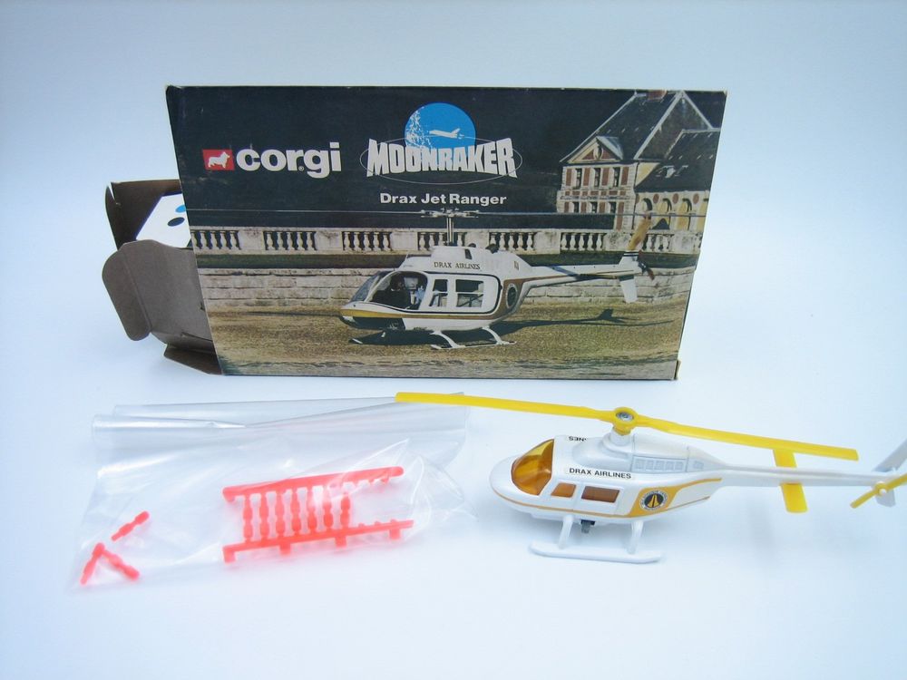 Corgi James Bond 007 Moonraker Drax Jet Ranger RAR (Gebraucht) in ...