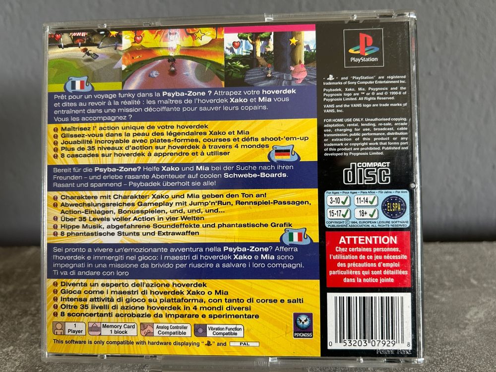 Psybadek - PS1 (Gebraucht) in Oberglatt ZH für CHF 14.9 – mit Lieferung auf Ricardo kaufen