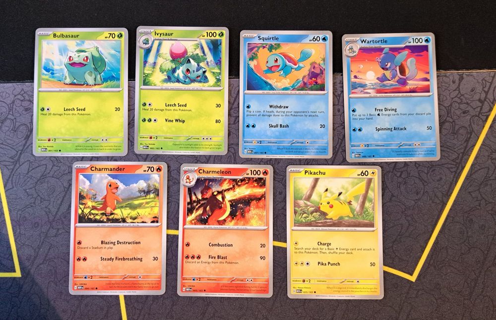 POKEMON 151 STARTER SAMMLUNG PIKACHU ETC. MEW EN (Gebraucht) in ...