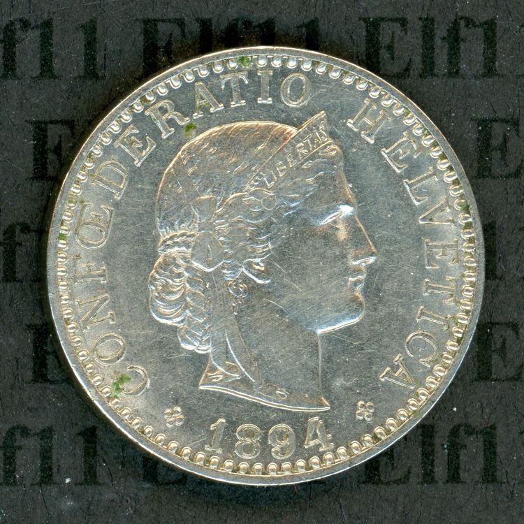 CHF___0.20 1894 vz-unz 20 Rappen (Gebraucht) in Widnau für CHF 24 – mit Lieferung auf Ricardo kaufen