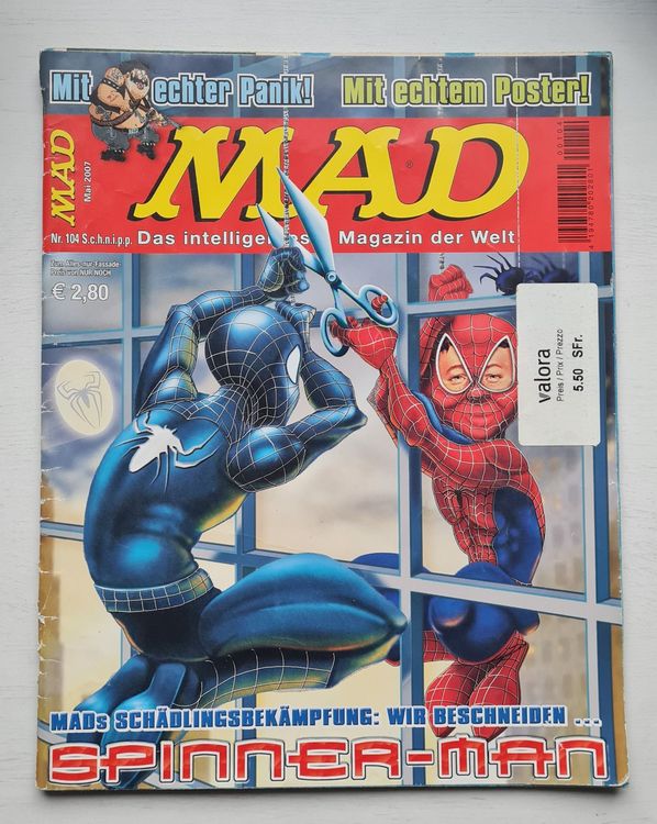 MAD Magazin Mai 2007 - Spiderman inkl. Poster | Kaufen auf Ricardo