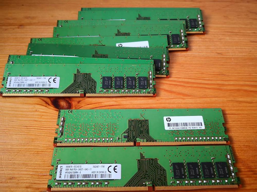 8GB DDR4-2400 Desktop RAM (mehrere Sticks vorhanden) (Gebraucht) in ...