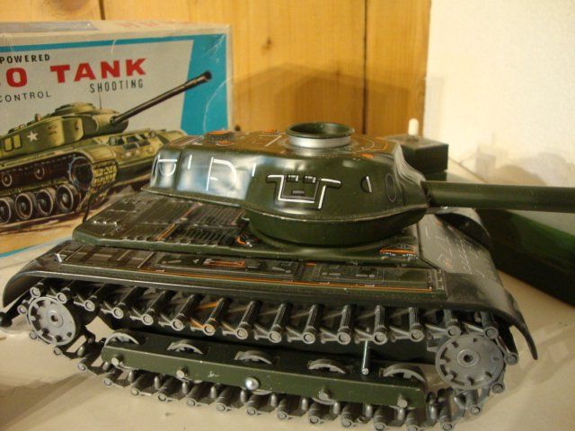 TM / Japan 60er Jahre Battery Toy Blech Panzer M-40 Rarität (Gebraucht ...
