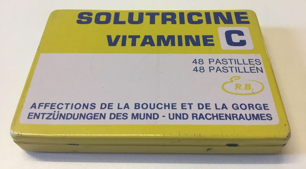SOLUTRICINE VITAMIN C Pastillen - Tinbox Blechdose Pharmacy | Kaufen ...