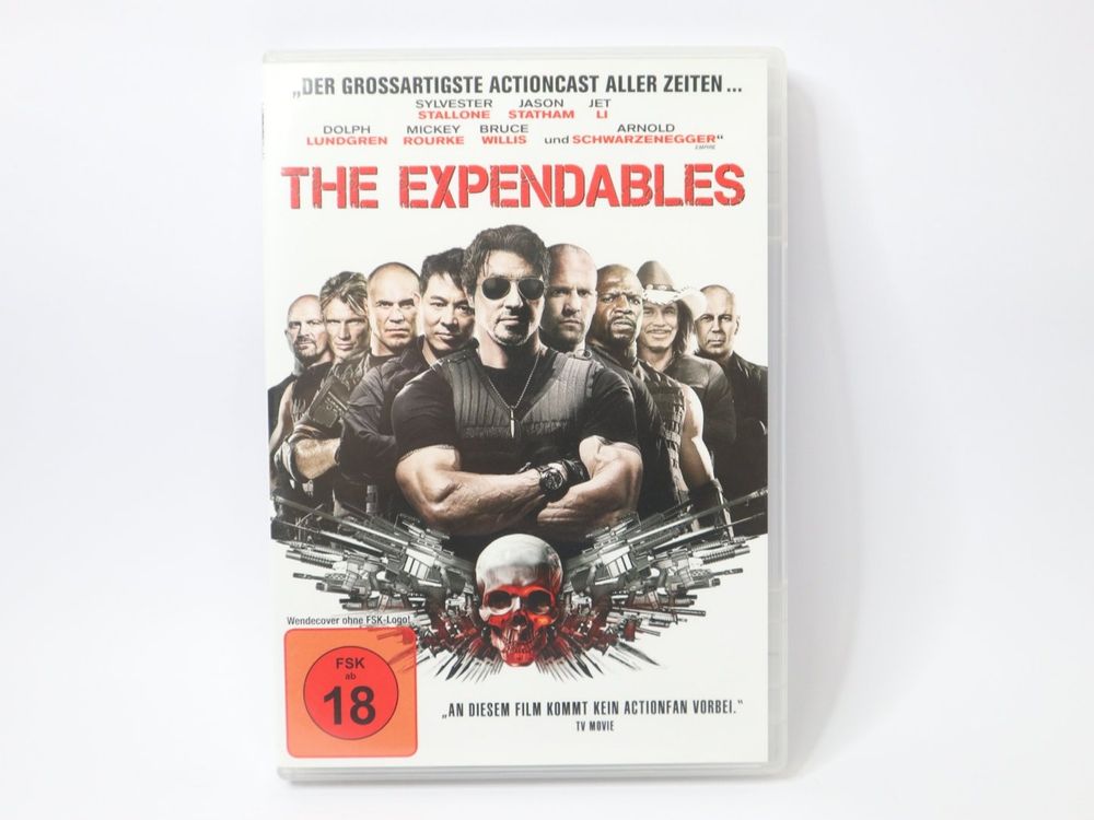 DVD The Expendables Stallone Willis Lundgren Rourke Schwarze (Gebraucht ...