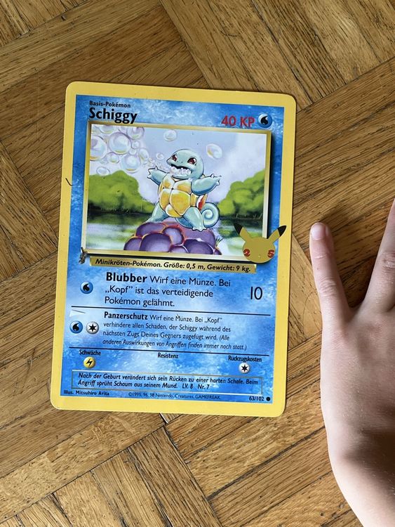 Pokemon Karte: Schiggy - Top Zustand, Sammlerstück! (Gebraucht) in ...