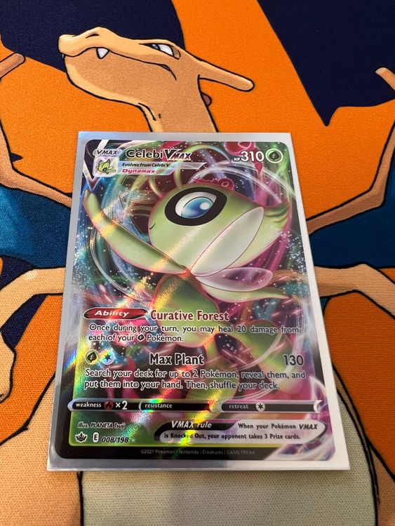 Pokemon - Celebi VMAX (CRE 008) - EN - Chilling Reign (Neu (gemäss ...