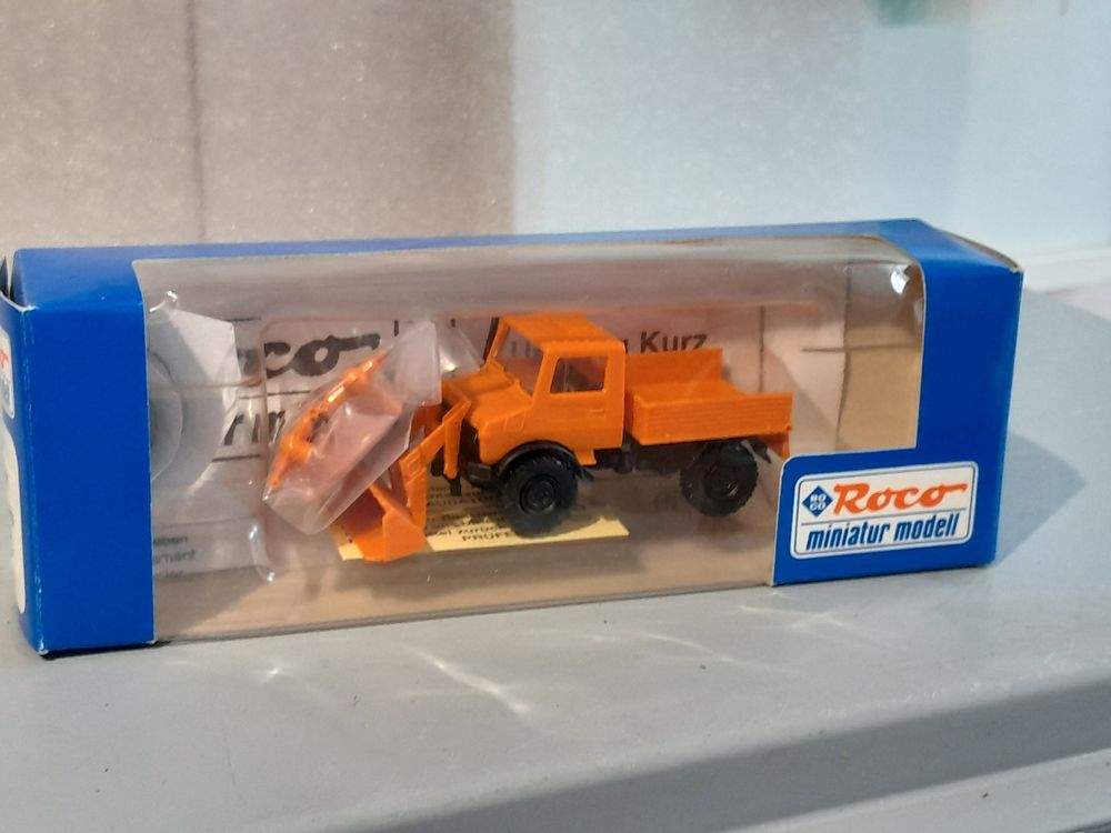 Roco HO 1496 Unimog mit Frontlader (Gebraucht) in Eptingen für CHF 7 ...