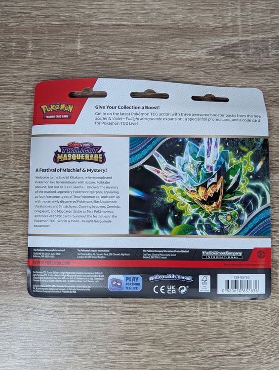 Lot de 2 3-Pack Pokémon Scarlet & Violet Twilight Masquerade (Neuf avec ...