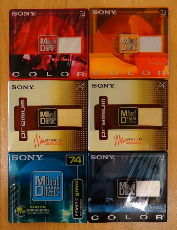 Minidisc 6 Stk originalverpackt | Kaufen auf Ricardo