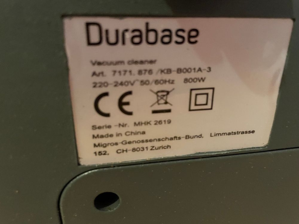 Staubsauger Durabase | Kaufen auf Ricardo