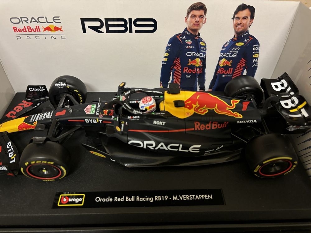 Neuer Red Bull RB19 1:18 von Bburago (Neu und originalverpackt) in ...