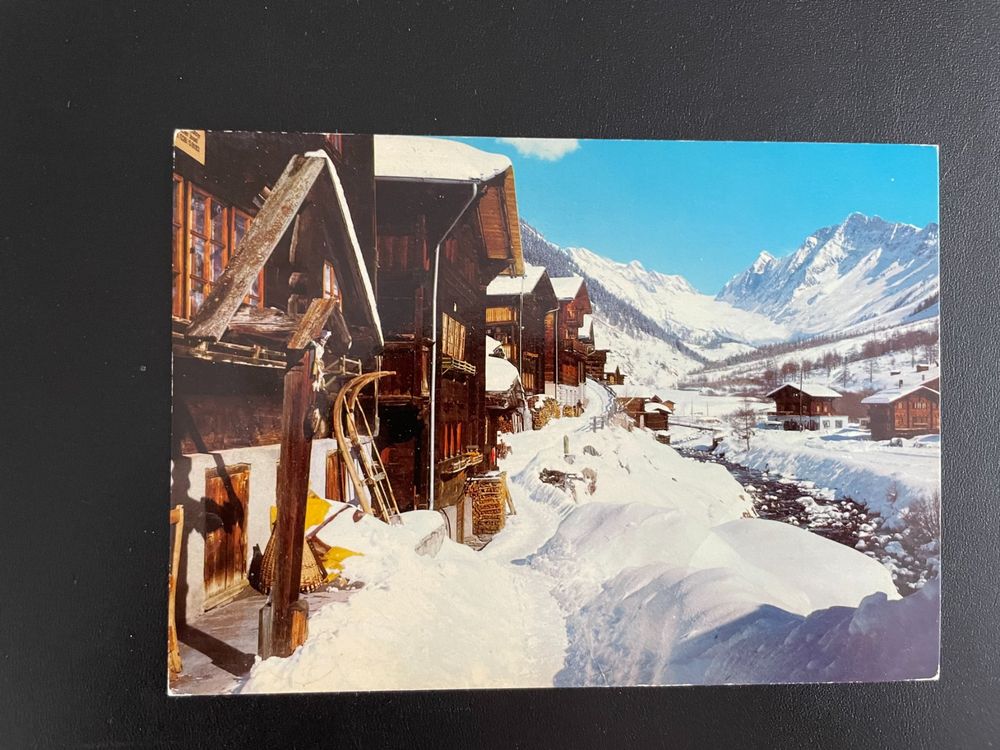 AK VS Blatten mit Lötschenlücke und Schinhorn, Lötschental | Kaufen auf Ricardo