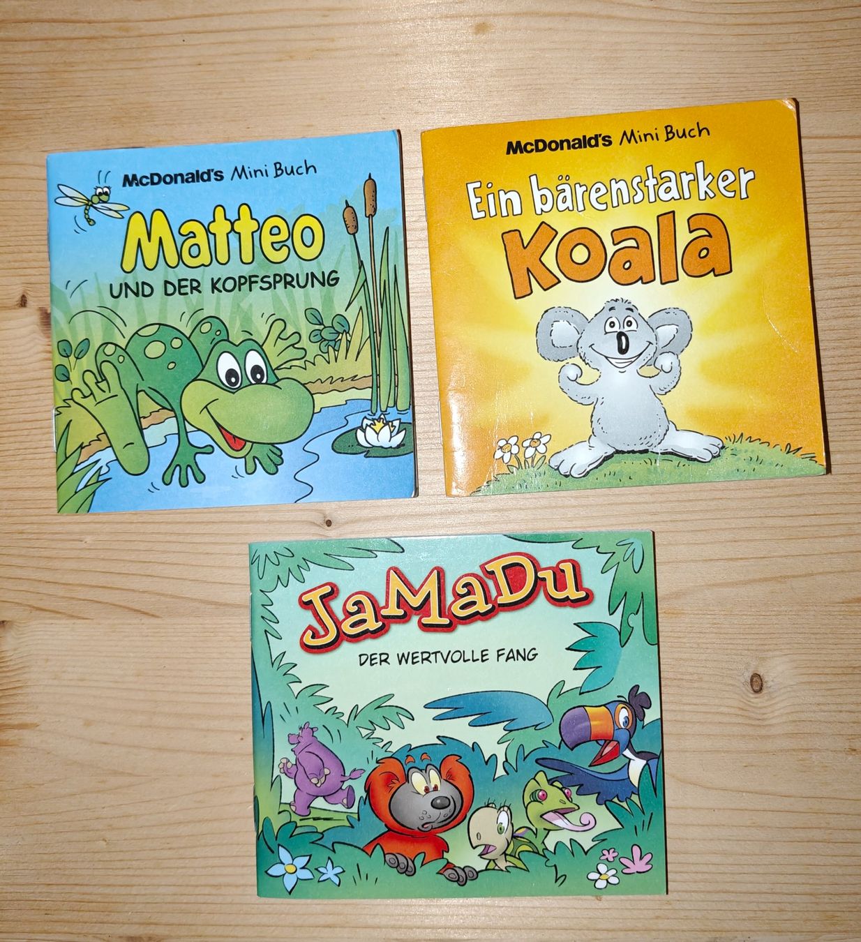 3 Pixi ähnliche Hefte für unterwegs / JaMaDu und McDonald's (Gebraucht ...