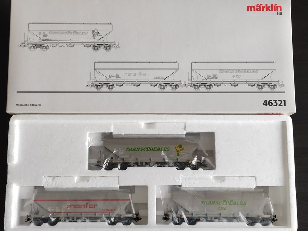 Märklin 46321, 3 Silowagen (Neu (gemäss Beschreibung)) in Locarno für ...