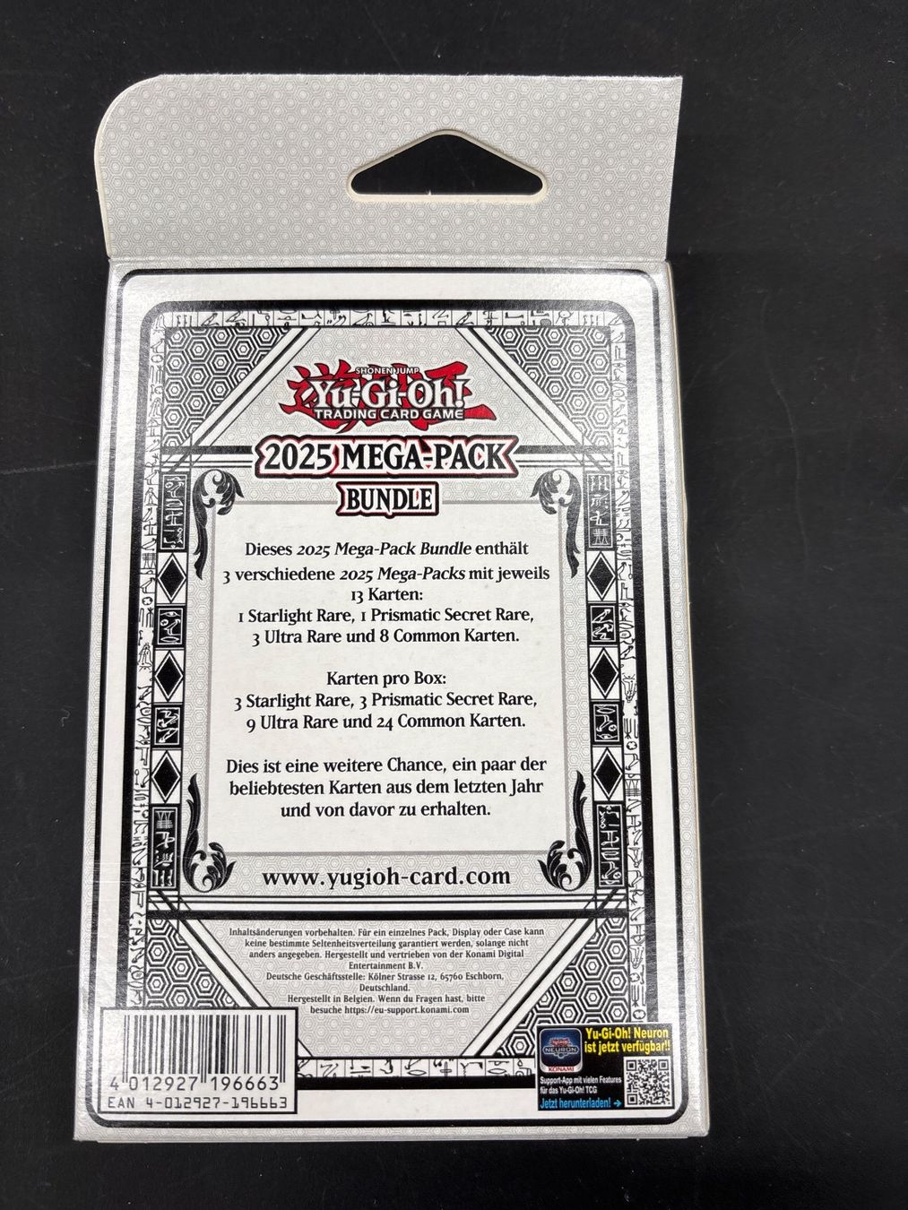 Yu-Gi-Oh! 2025 Mega-Pack Bundle - Deutsche Ausgabe! Top! (Neu und ...