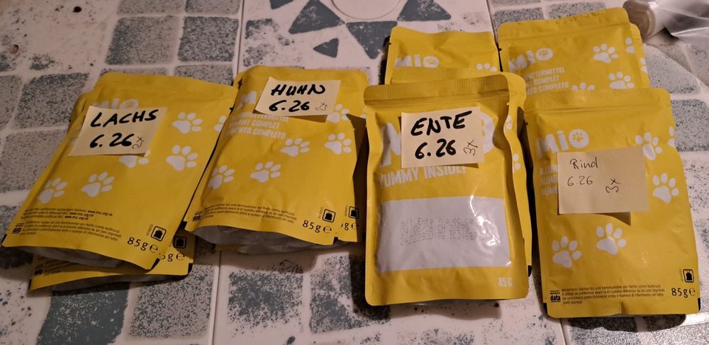Katzenfutter MIO versch. Sorten (Neu (gemäss Beschreibung)) in ...