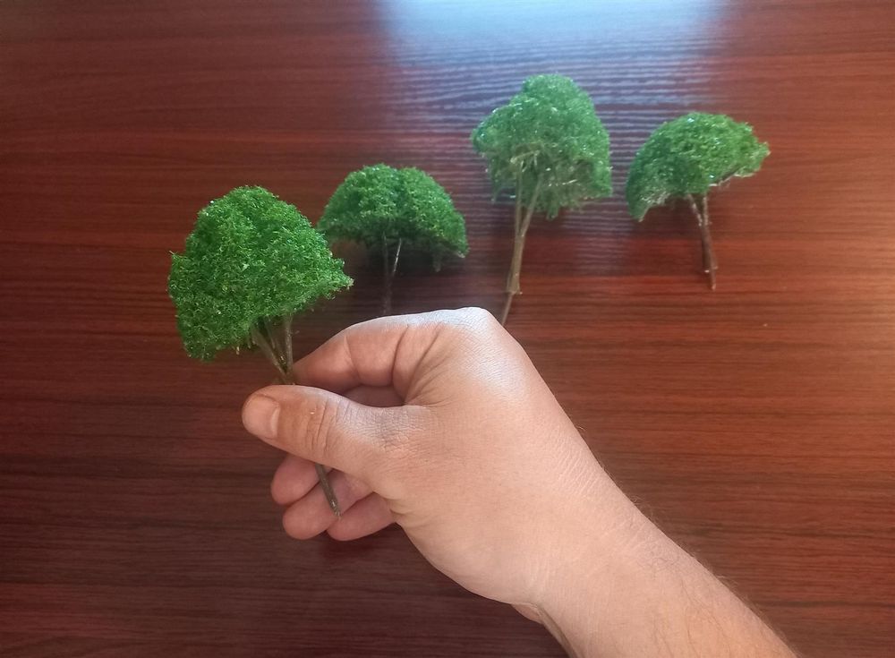 30x künstlicher Baum für Modell 8cm/ Arbre pour maquette | Kaufen auf Ricardo