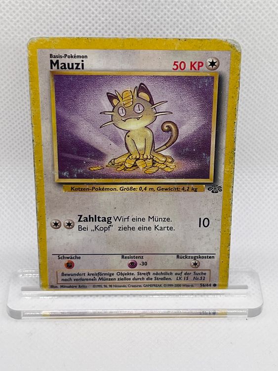Pokemon Karte Mauzi 56/64 Dschungel deutsch | Kaufen auf Ricardo