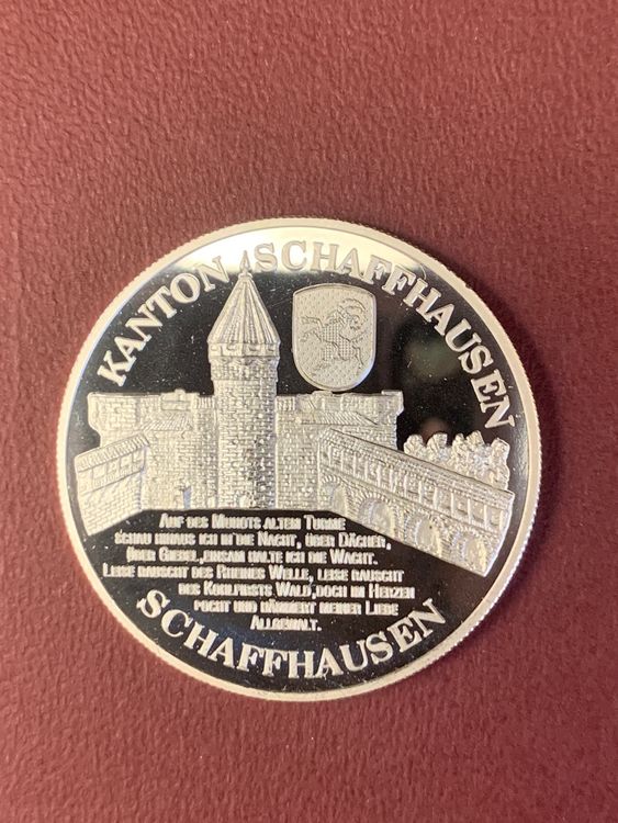 SCHAFFHAUSEN - Silber 999 - 1 UNZE - Polierte Platte | Kaufen auf Ricardo