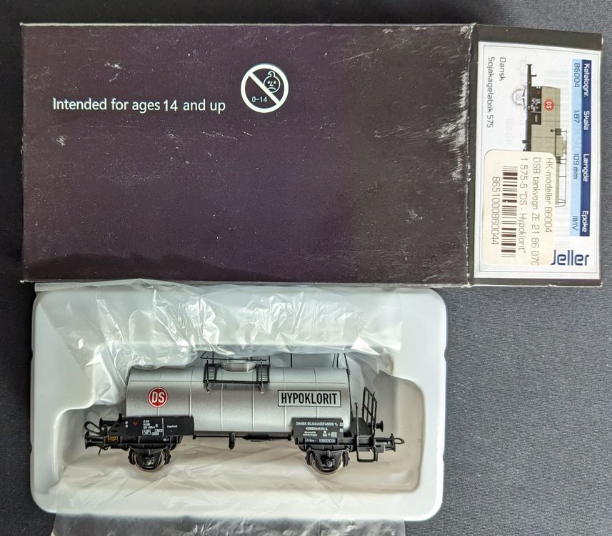 Jeco-HK 86004 DSB Wagon-citerne chimique DS HYPOKLORIT Ep 4 (Neuf avec ...