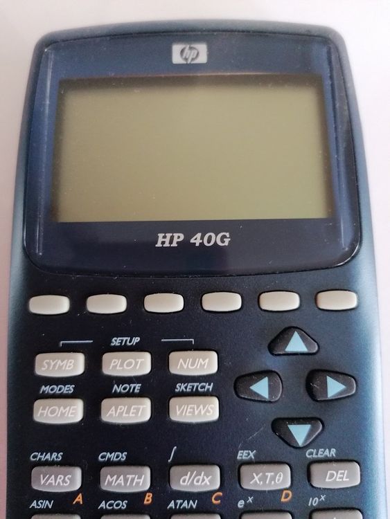 HP 40G Grafischer Taschenrechner - calculatrice HP 40G (Gebraucht) in ...