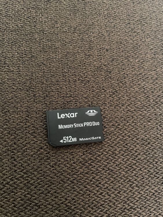 Carte mémoire Lexar 512MB Pro Duo (Neu (gemäss Beschreibung)) in La ...