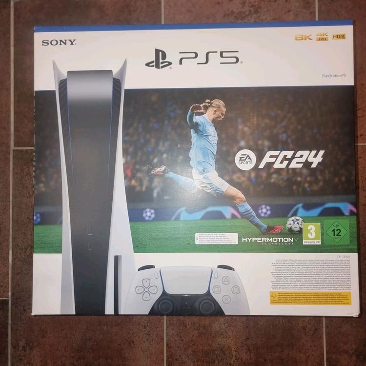 PS5 Playstation 5 mit FC spiel bundle ungeöffnet (Neu und ...