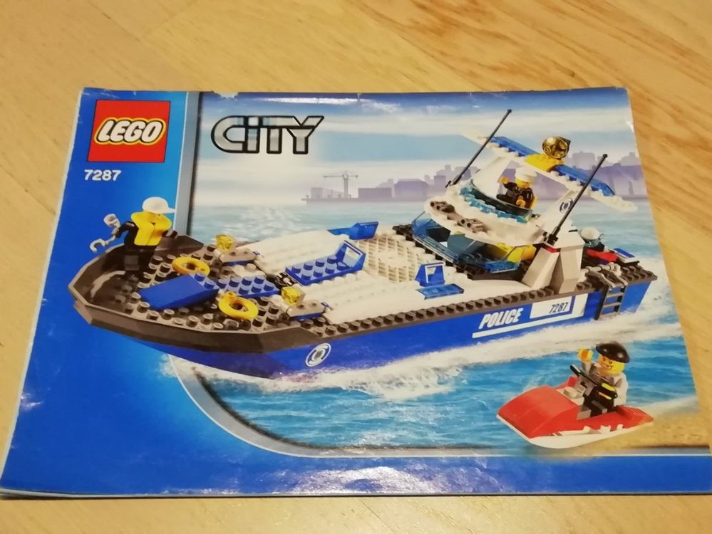 LEGO® CITY 7287 Polizeiboot, komplett, aus 2011 | Kaufen auf Ricardo