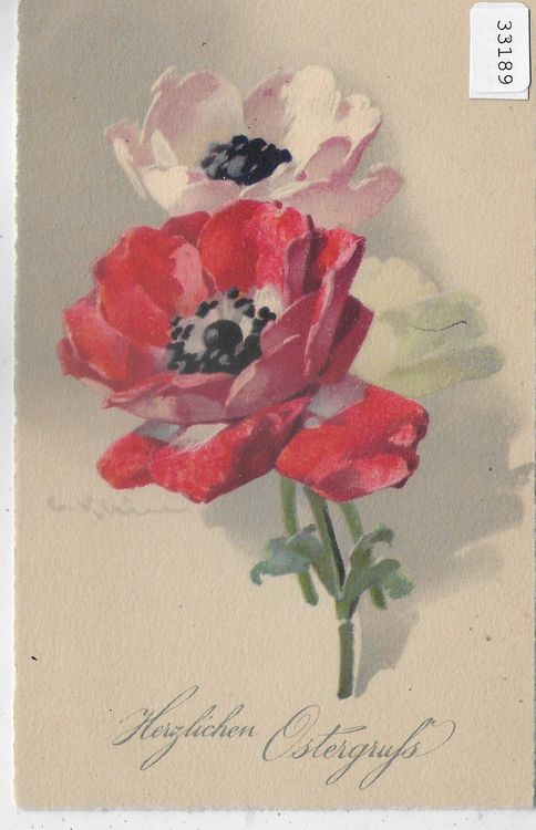 Herzlichen Ostergruss - Catharina Klein - Mohnblumen | Kaufen auf Ricardo