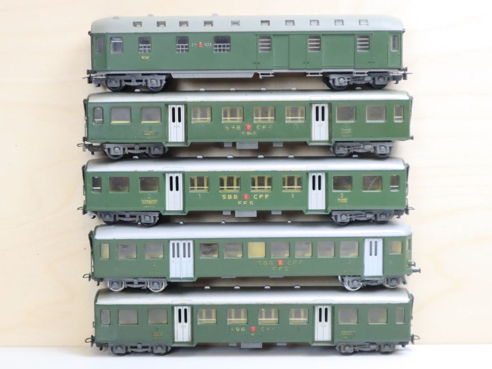 Kleinbahn SBB Steuerwagen + Personenwagen Set 5-Teilig (Gebraucht) in Winterthur für CHF 55 ...