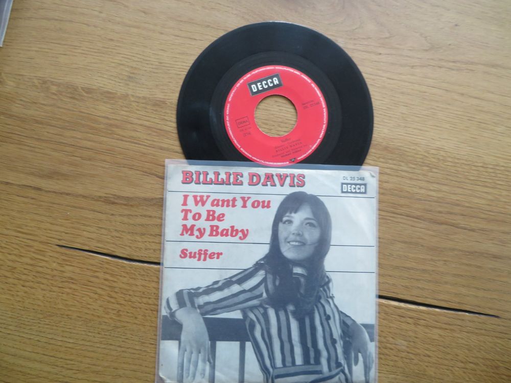 BILLIE DAVIS SINGEL I WANT YOU TO BE MY BABY (Neu (gemäss Beschreibung ...