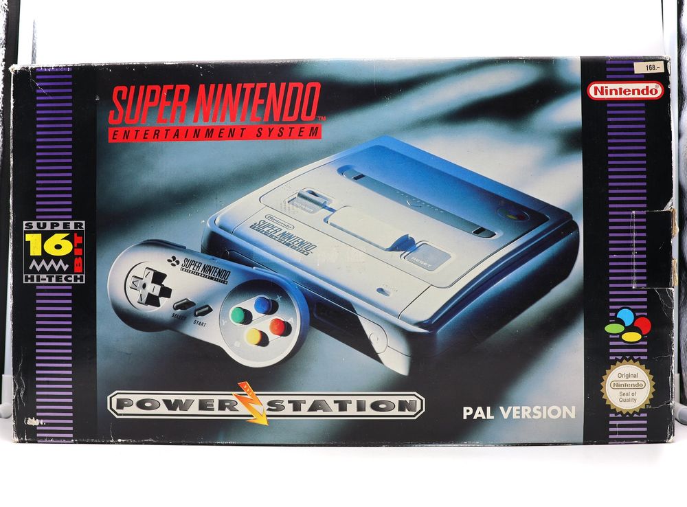 Super Nintendo System [Power Station] PAL Boxed - SNES (Gebraucht) in ...