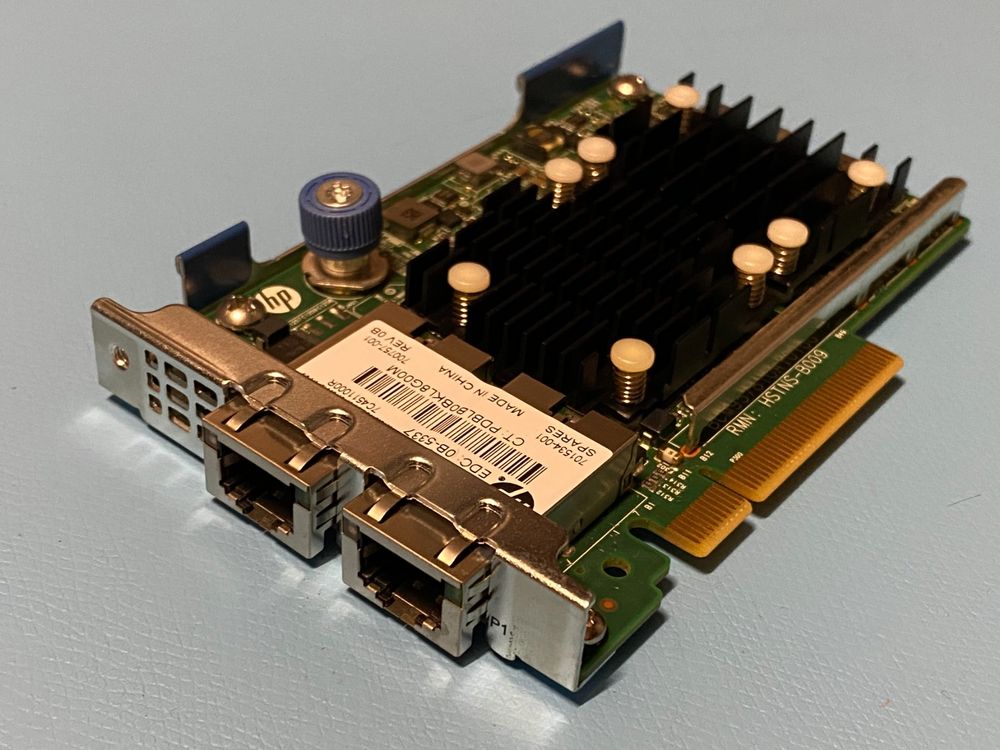 HP Flex Fabric 10Gb NIC 2-Port 533FLR-T RJ45, n>1 (Gebraucht) in ...