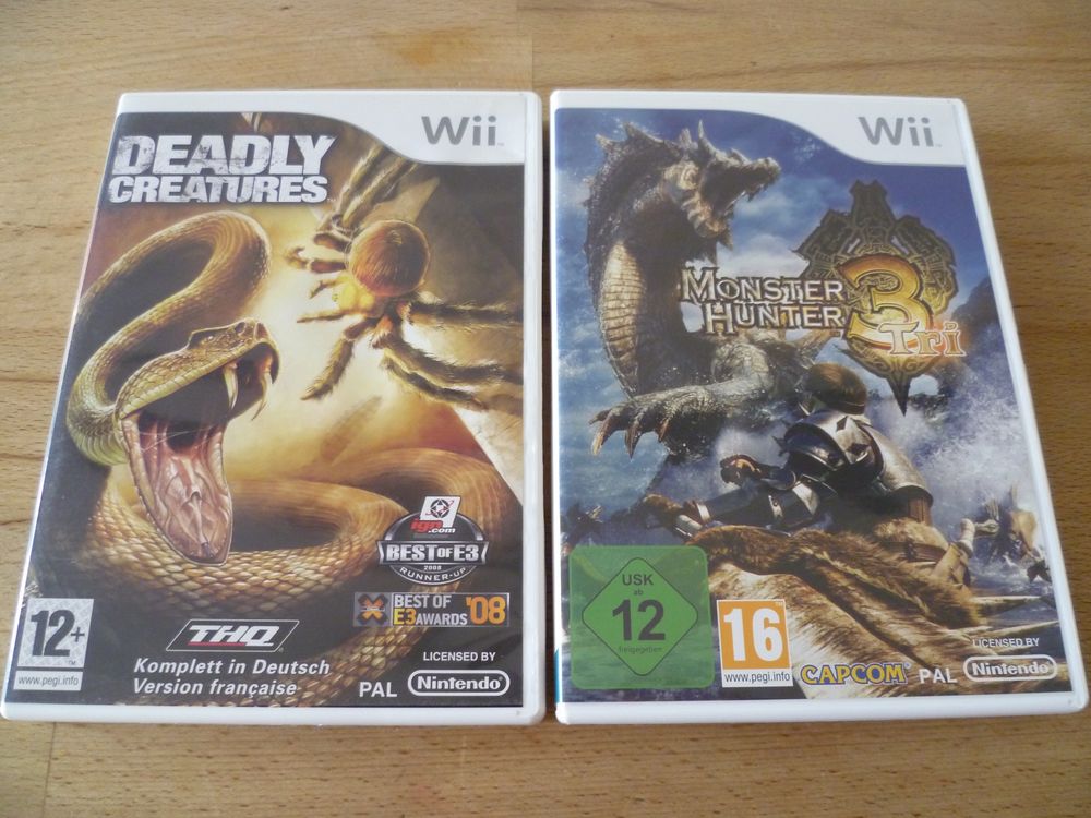 Deadly Creatures + Monster Hunter Tri - Nintendo Wii (Gebraucht) in ...