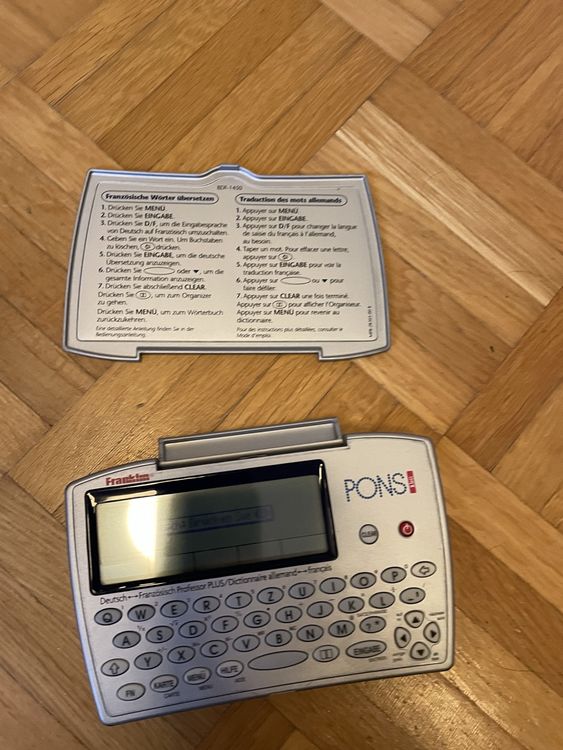 FRANKLIN Übersetzergerät DEUTSCH,FRANZÖSISCH,ENGLISH | Kaufen auf Ricardo