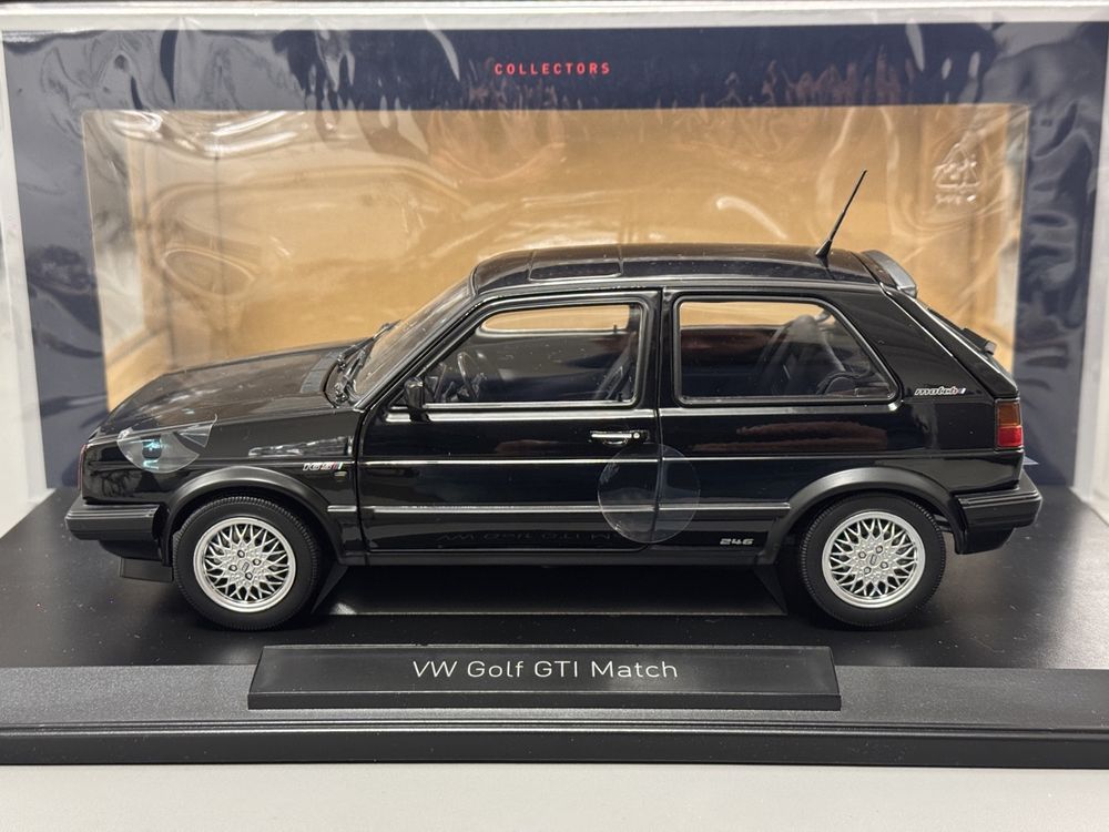 VW Golf GTI Match Norev 1:18 Modellauto schwarz 1989 | Kaufen auf Ricardo