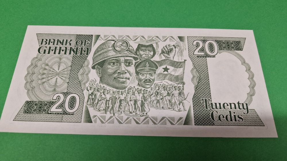 Ghana 20 Cedis 1984 P-28 Yaa Asantewaa UNC Banknote (Neu und ...