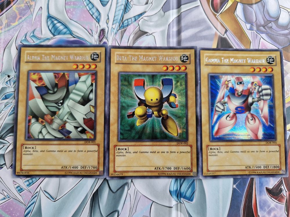 Yu-Gi-Oh Alpha, Beta und Gamma The Magnet Warrior (Neu (gemäss ...