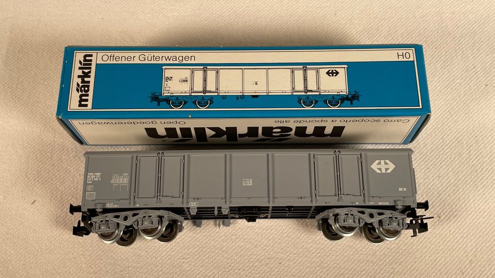 Märklin 4689 - SBB Eaos Hochbordwagen grau (Gebraucht) in Volketswil ...