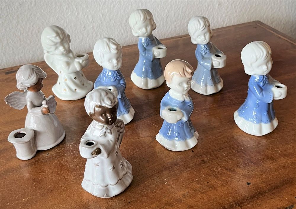 Engel Figürli m.u. ohne Flügel als Kerzenhalter klein 8Stck. | Kaufen auf Ricardo