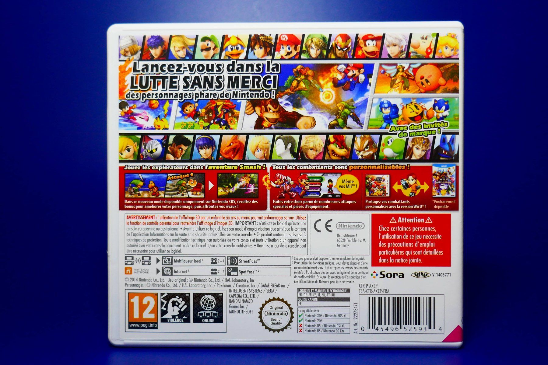 Super Smash Bros. - Nintendo 3DS (D'occasion) à Vuarrens pour CHF 34.9 ...