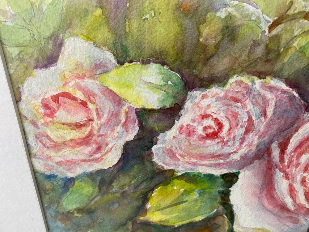 Aquarell 35x50cm - mit Rahmen 66x51cm mit Zertifikat | Kaufen auf Ricardo