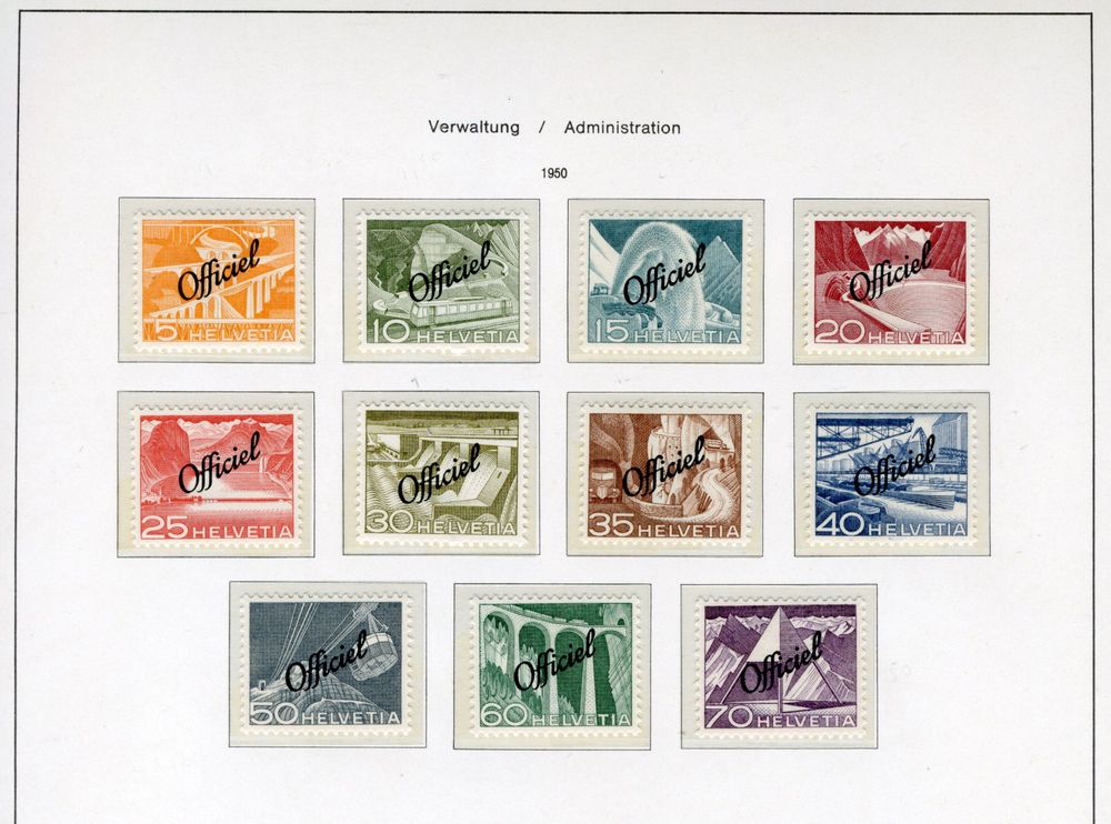 SAZU OFFICIEL NR. 65 - 75 UNGESTEMPELT * KOMPLETT (Neuf (Voir ...