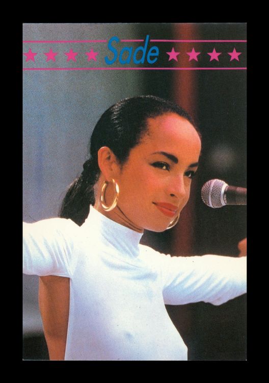 Sade Adu Ansichtskarte aus den 1980er Jahren - VINTAGE (Gebraucht) in Zürich für CHF 3 – mit ...