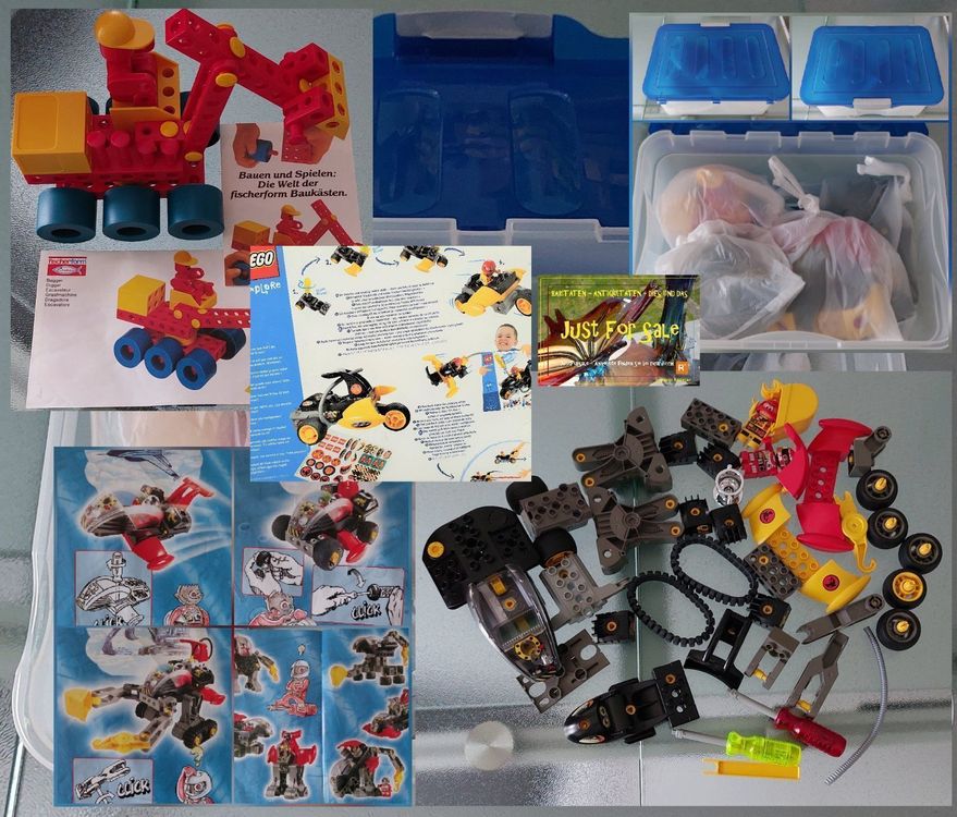 LEGO 2 Set Action Wheelers & fischerform Bagger ab 4J + Box (Neu ...