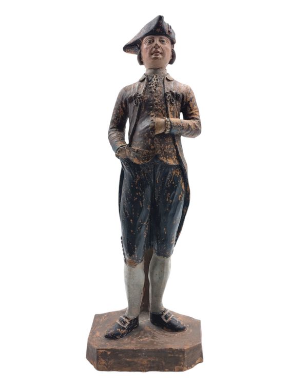 Antike Terrakotta Figur datiert 1780 -Koller Auktionshaus | Kaufen auf Ricardo