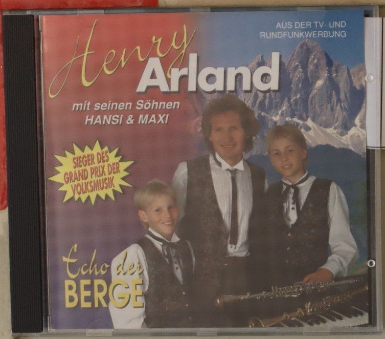 Henry Arland Mit Seinen Söhnen Hansi & Maxi – Echo Der Berge (Gebraucht ...