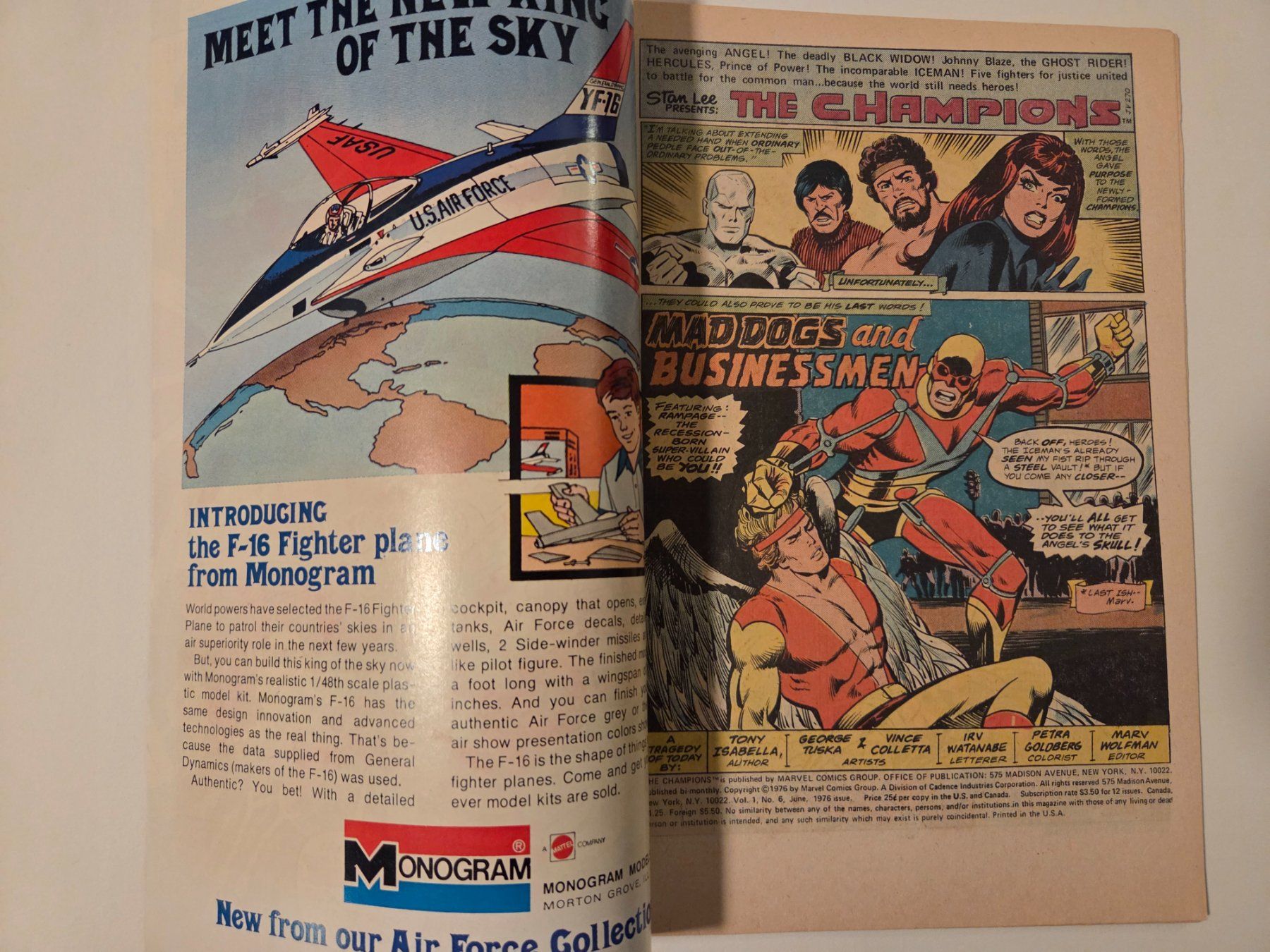 THE CHAMPIONS #6 (Marvel, 1976) Hercules, Black Widow (Gebraucht) in ...