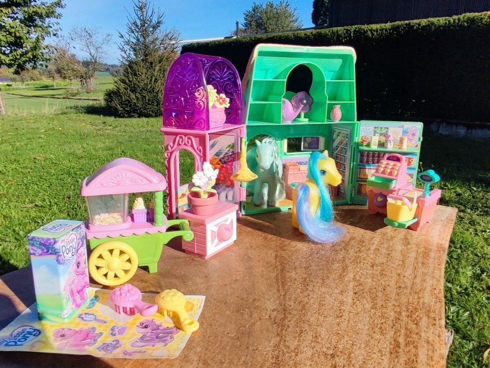 My Little Pony - Krämerladen, Popcorn Wägeli, Kasse uvm (Gebraucht) in ...